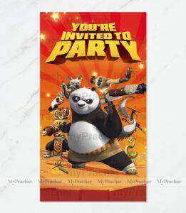 Birthday Invitation 25 (Kung Fu Panda Theme) – Best Wedding Invitation ...